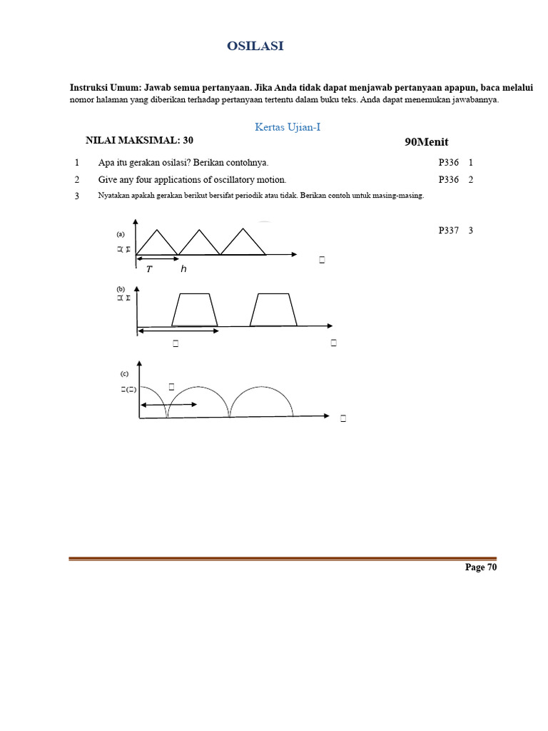 Penugasan Osilasi 1 | PDF