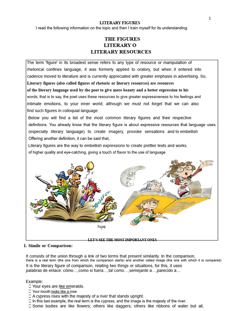 Literary Figures | PDF | Rhetoric | Metaphor