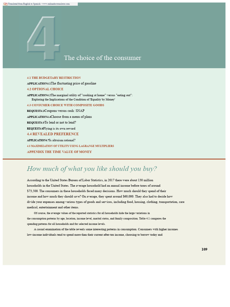 Cap 4 Besanko - En.es | PDF | Utility | Consumption (Economics)