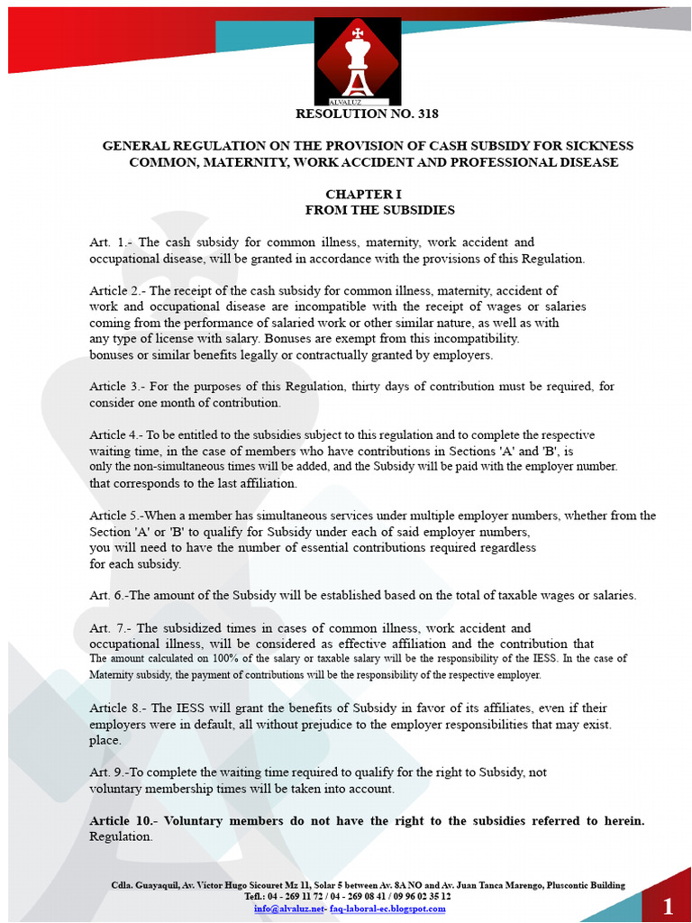 General Regulations On The Provision of Cash Subsidies | PDF | Salary | Employment