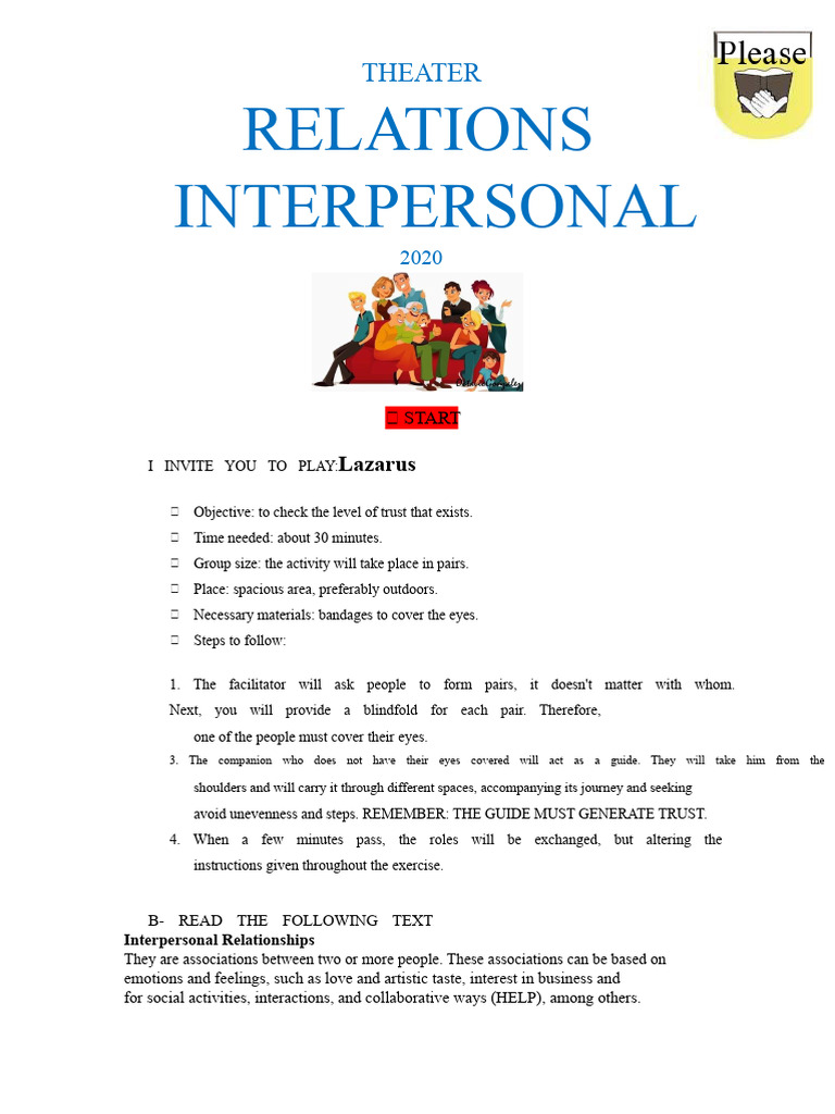 INTERPERSONAL RELATIONS - SVP | PDF | Love | Intimate Relationships