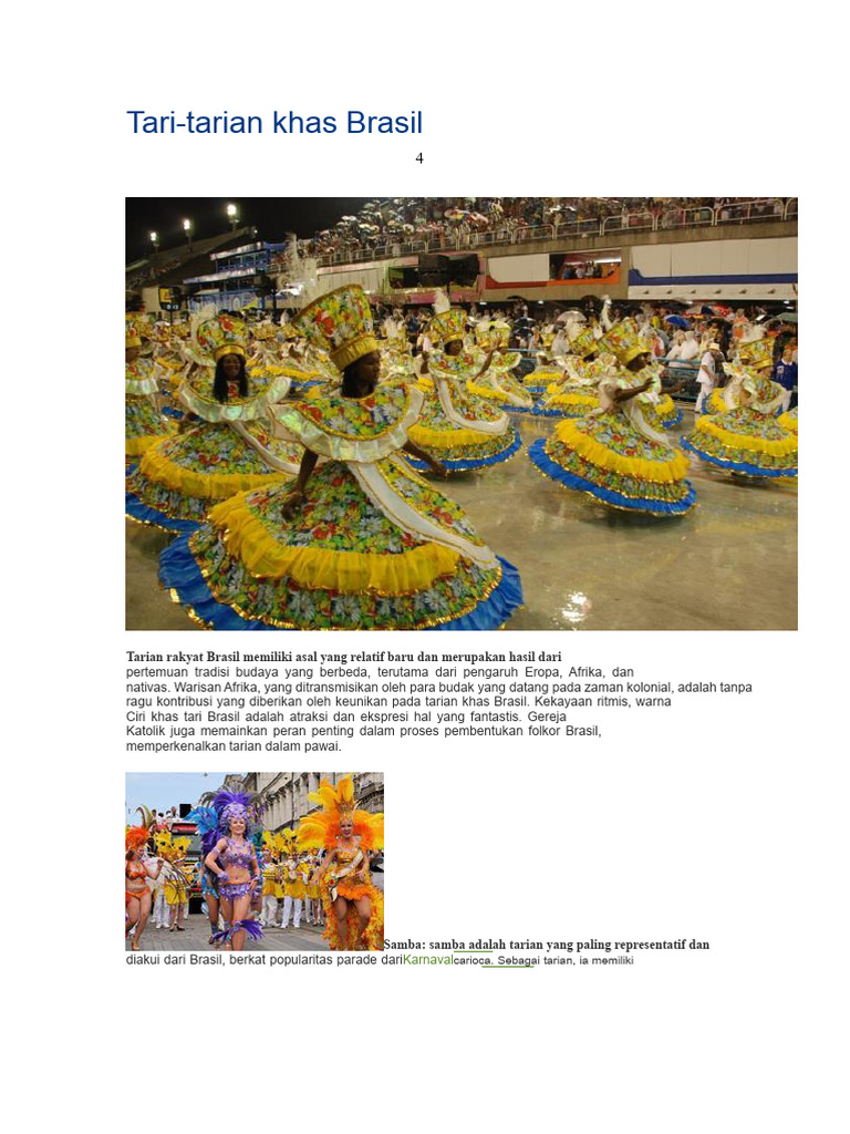 Tarian Khas Brasil | PDF