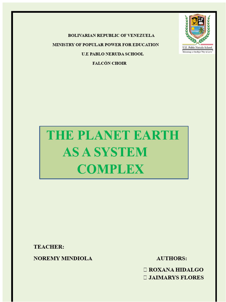 Understanding Earth's Complex System | PDF | Earth | Atmosphere