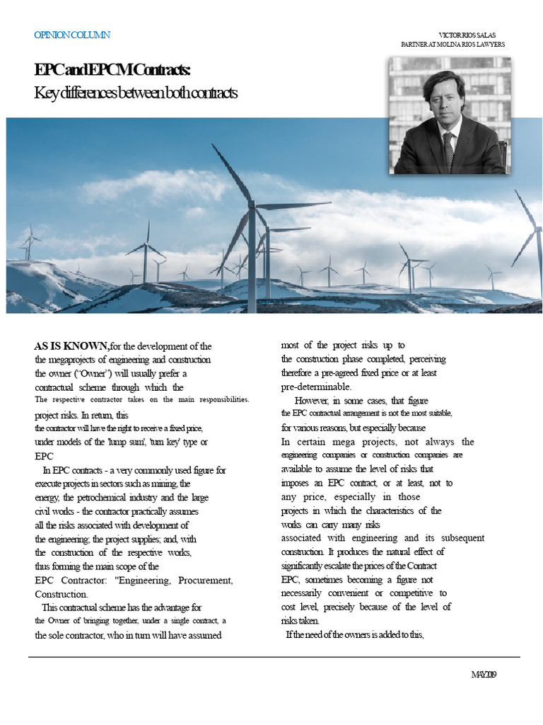 EPCM Contracts | PDF | Regulatory Compliance | Procurement