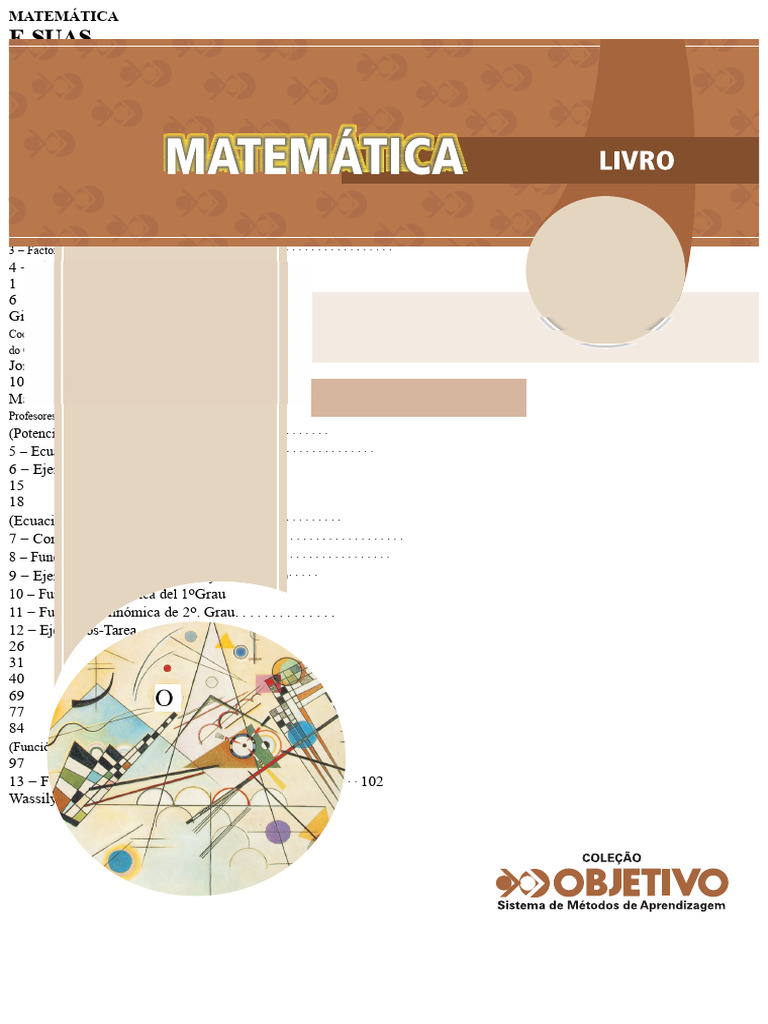 Índice Libro Matemáticas | PDF | Funciones trigonométricas | Matemática ...