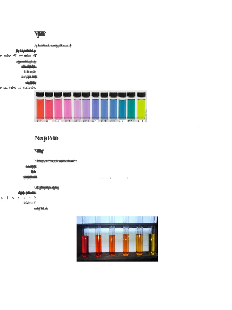 Understanding pH Indicators and Their Uses | PDF | Titration | Chemistry