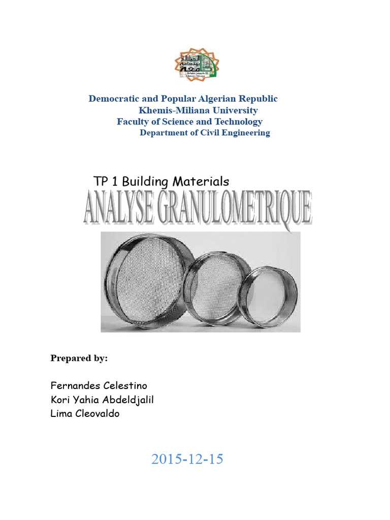 Grain Size Analysis by Sieving | PDF | Physical Sciences