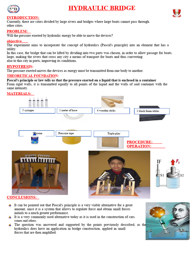 HYDRAULIC BRIDGE - Docx Adolfo | PDF