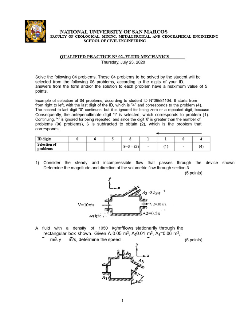 2ND Graded Practice - Fluid Mechanics | PDF | Fluid Dynamics ...