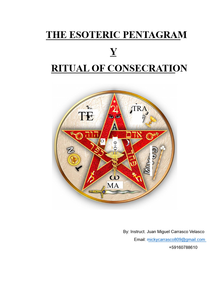 Manual The Esoteric Pentagram and Consecration | PDF | Names Of God In ...