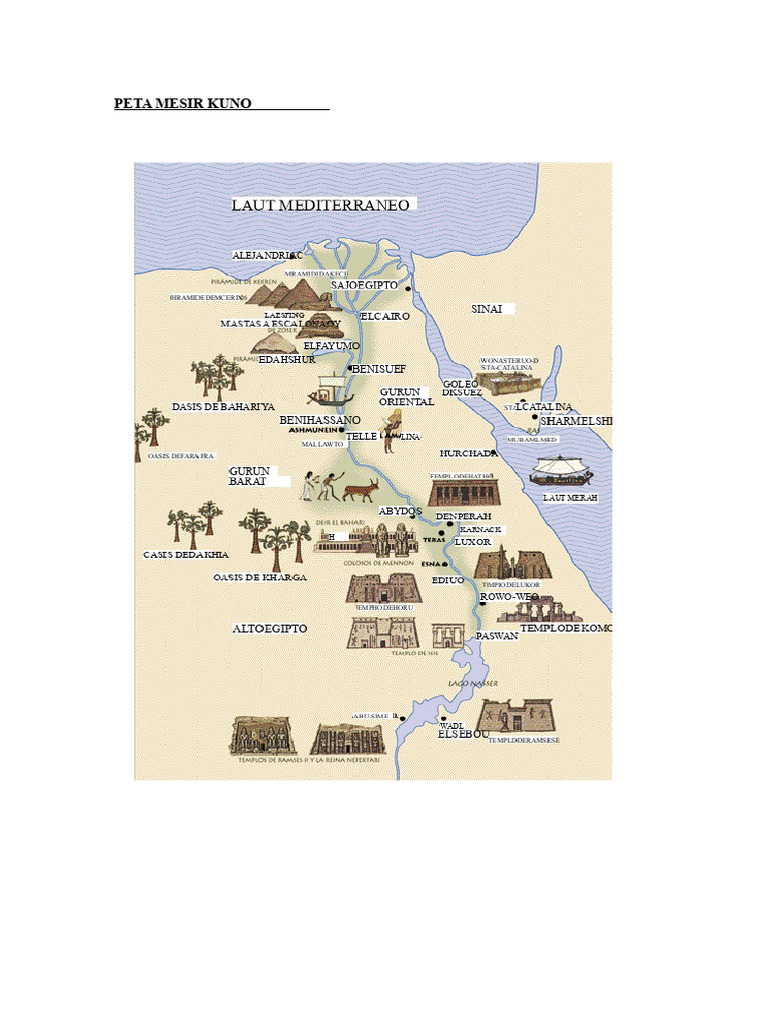 Peta Mesir Kuno | PDF