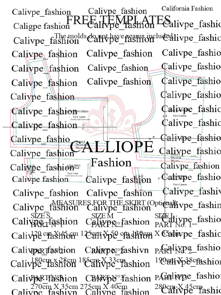 Long Dress - Empire Cut Dress | PDF