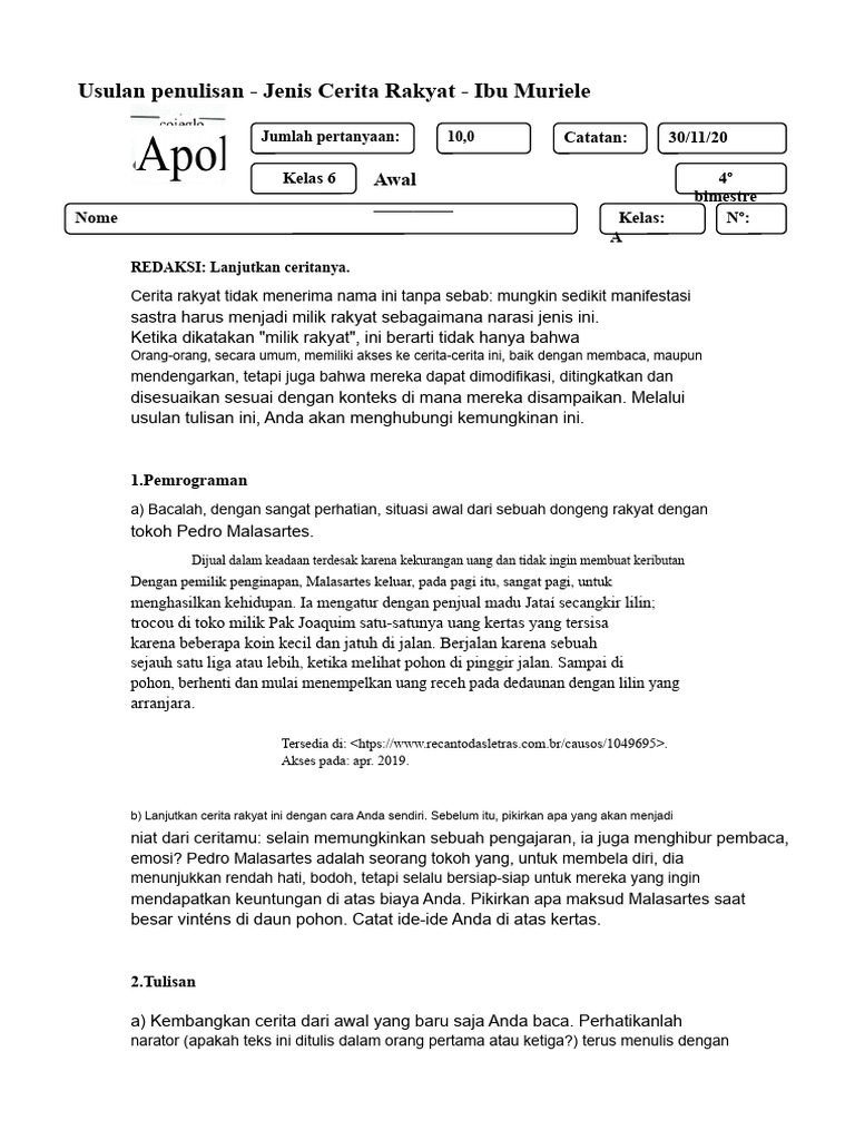 Usulan Penulisan | PDF