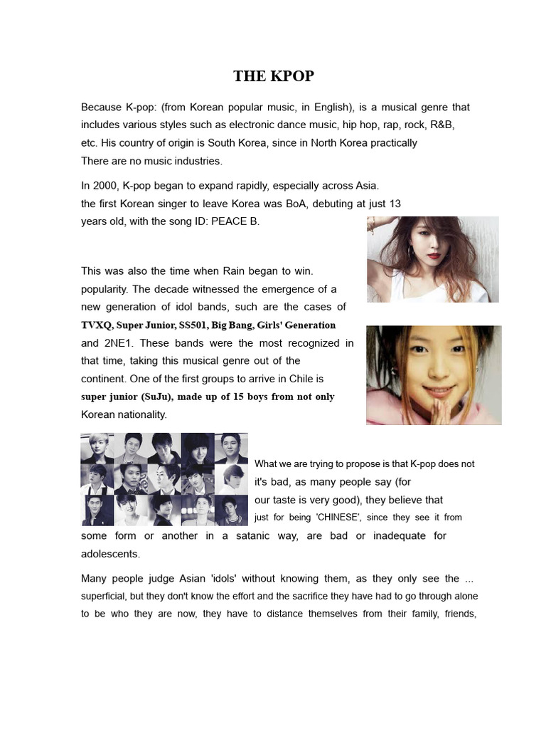 Understanding K-Pop: Culture and Impact | PDF | Popular Music