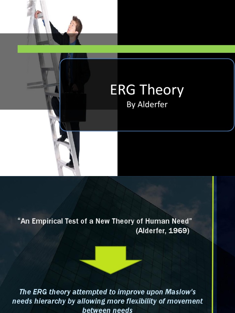 ERG Theory: by Alderfer | PDF | Motivation | Motivational