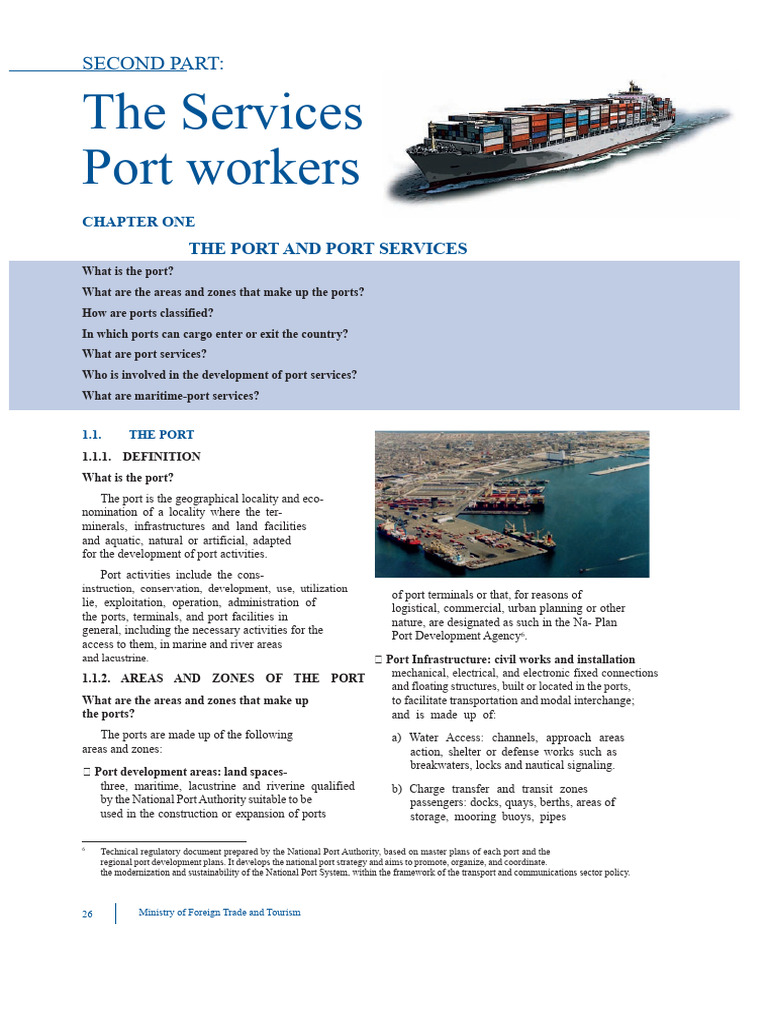 Overview of Port Services and Infrastructure | PDF | Cargo | Port