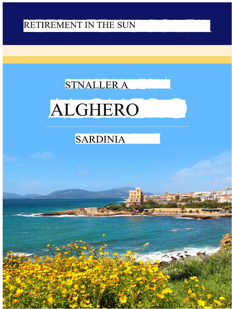 Where To Retire in Alghero, Sardinia | PDF | Cost Of Living | Sardinia
