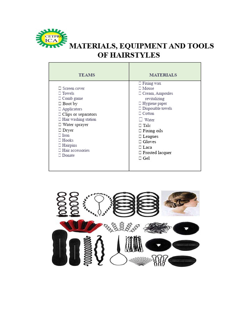Hair Styles Materials | PDF | Hairstyle | Human Hair