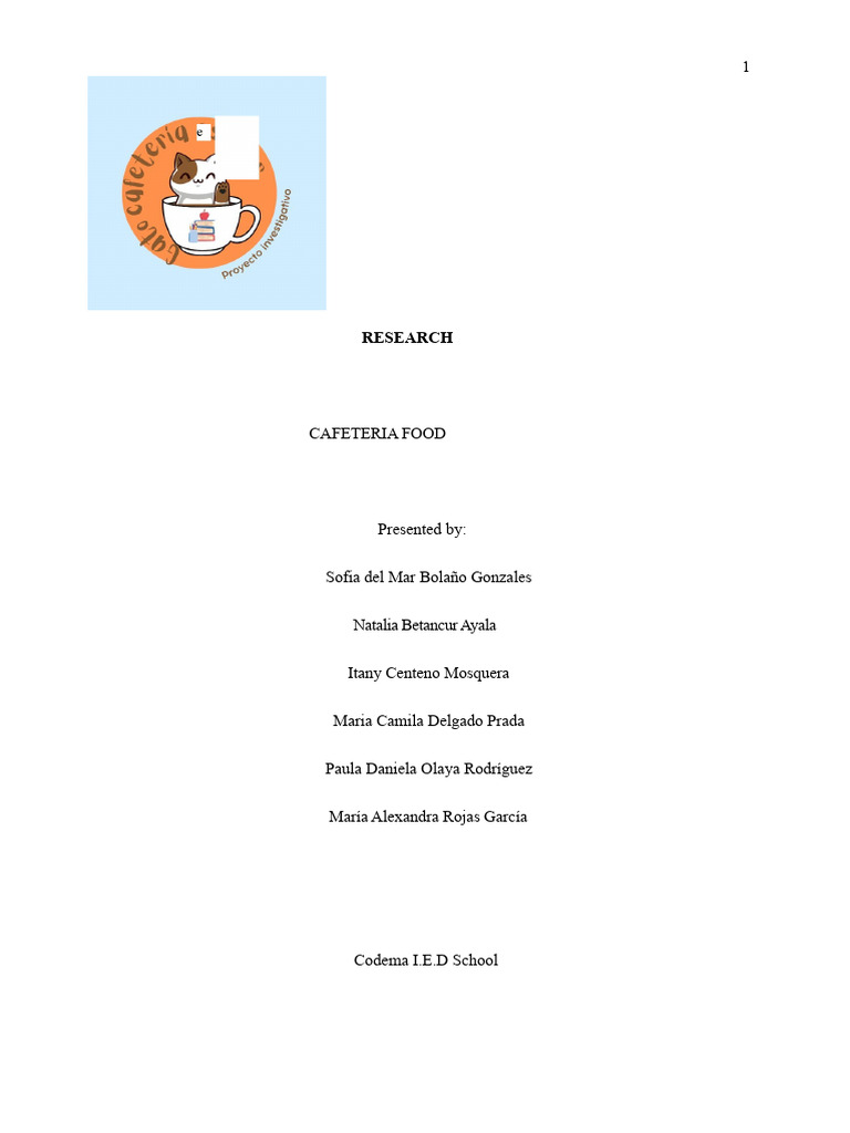Student Feedback on Cafeteria Food | PDF | Foods