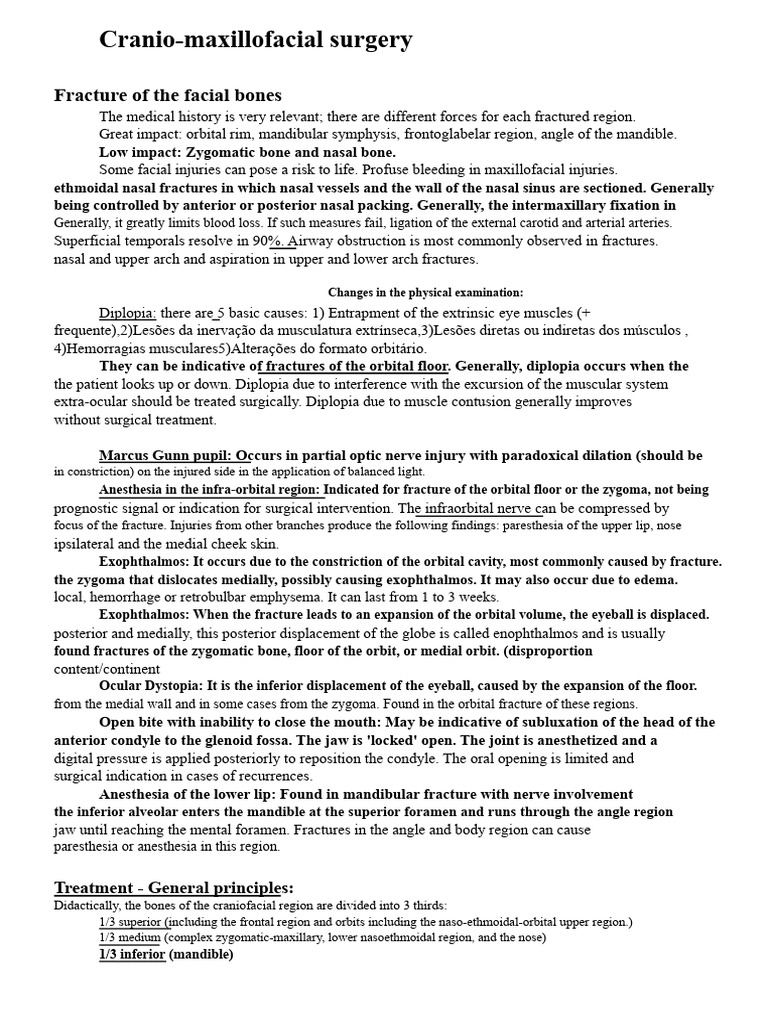 4-Cranio-Maxillofacial Surgery | PDF | Human Nose | Primate Anatomy