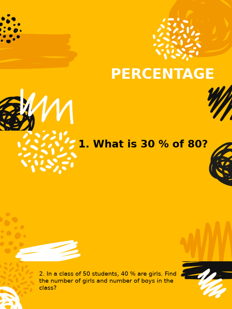 Percentage Calculations and Problems | PDF | Sales Taxes In The United ...