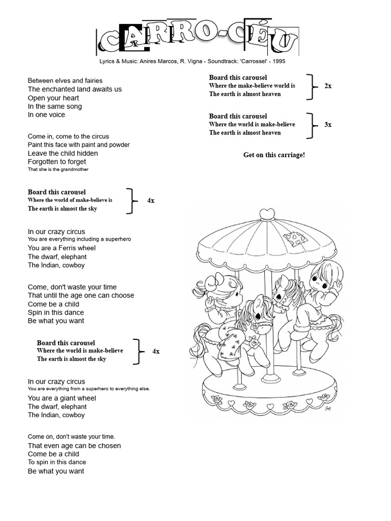 Carrossel Soundtrack Lyrics - 1995 | PDF
