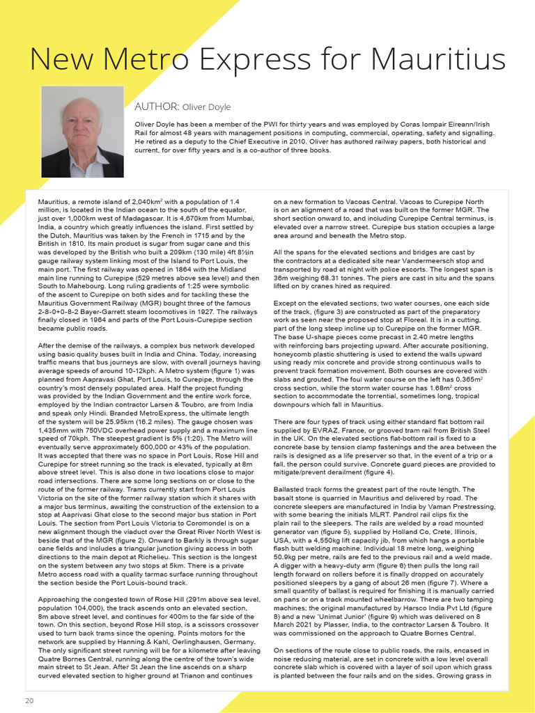 Met Journal | PDF | Land Transport | Transport Infrastructure