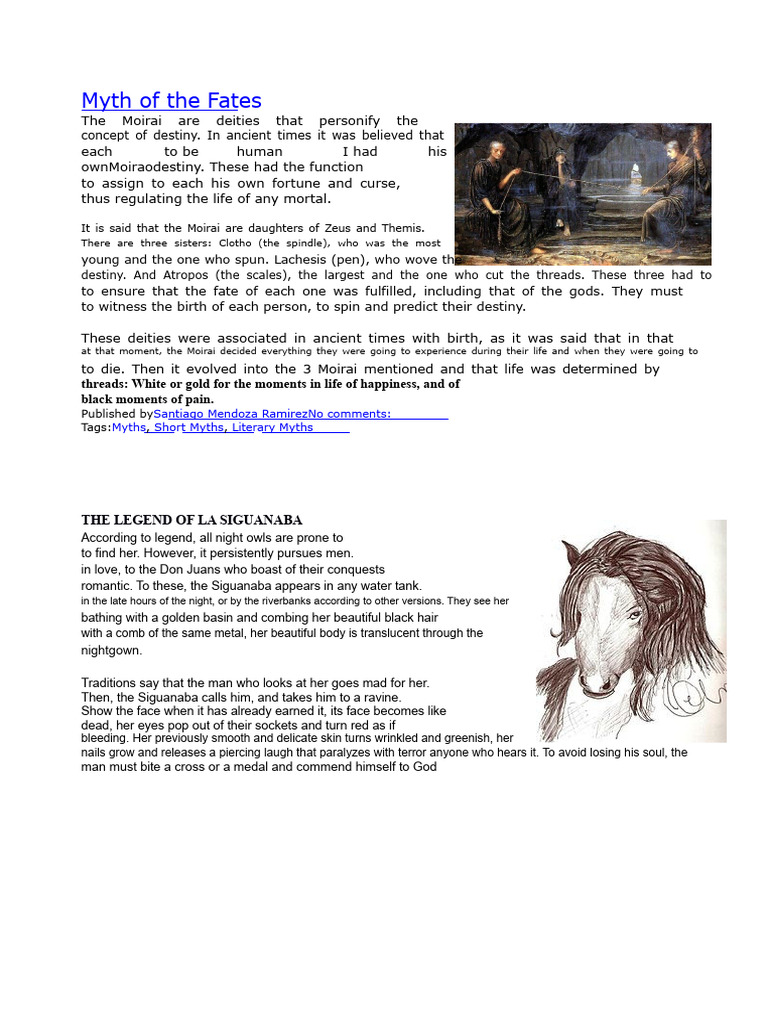 3 Myths, Legends, and Fables | PDF