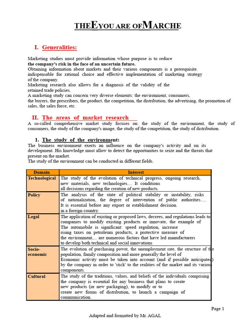 Marketing Research Techniques - Part 1 | PDF | Survey Methodology ...
