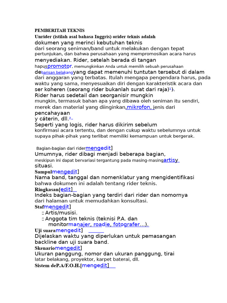 Rider Dan Backline | PDF
