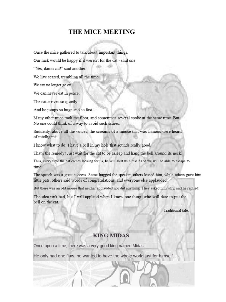 Stories, Myths and Legends | PDF | Mouse
