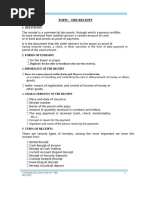 Types of Receipt | PDF | Receipt | Payments