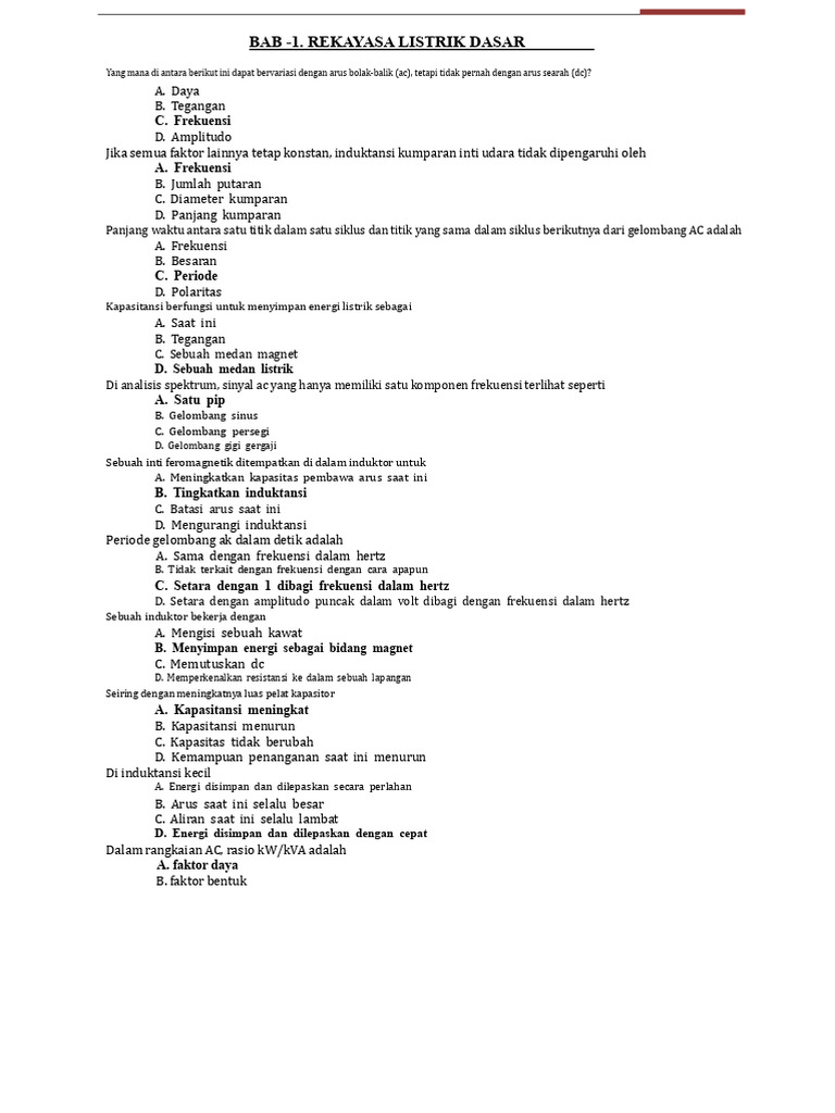 BASIC ELECTRICAL ENGINEERING MCQs PDF | PDF
