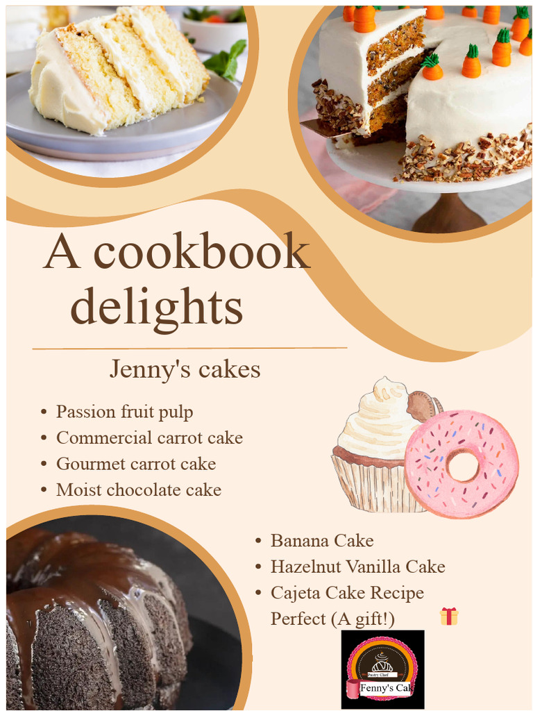 A Recipe Book of Delights Jennys Cake | PDF | Cakes | Baking Powder