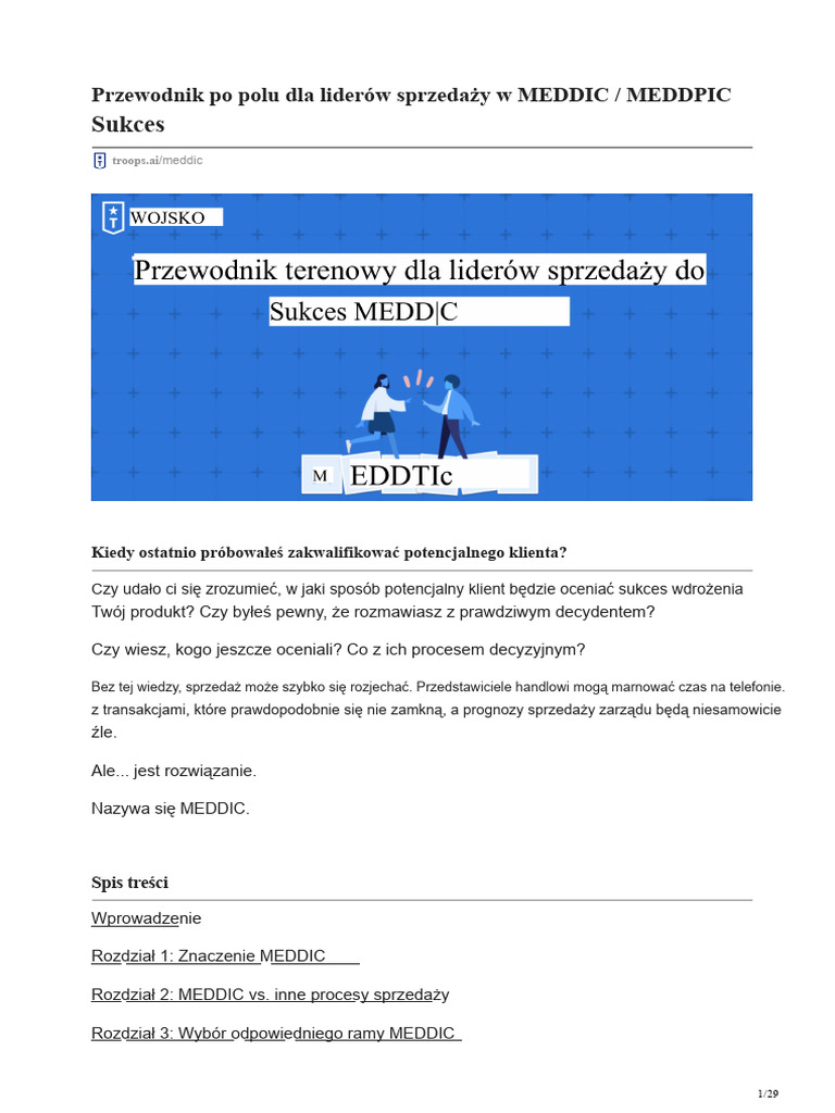 MEDDIC | PDF