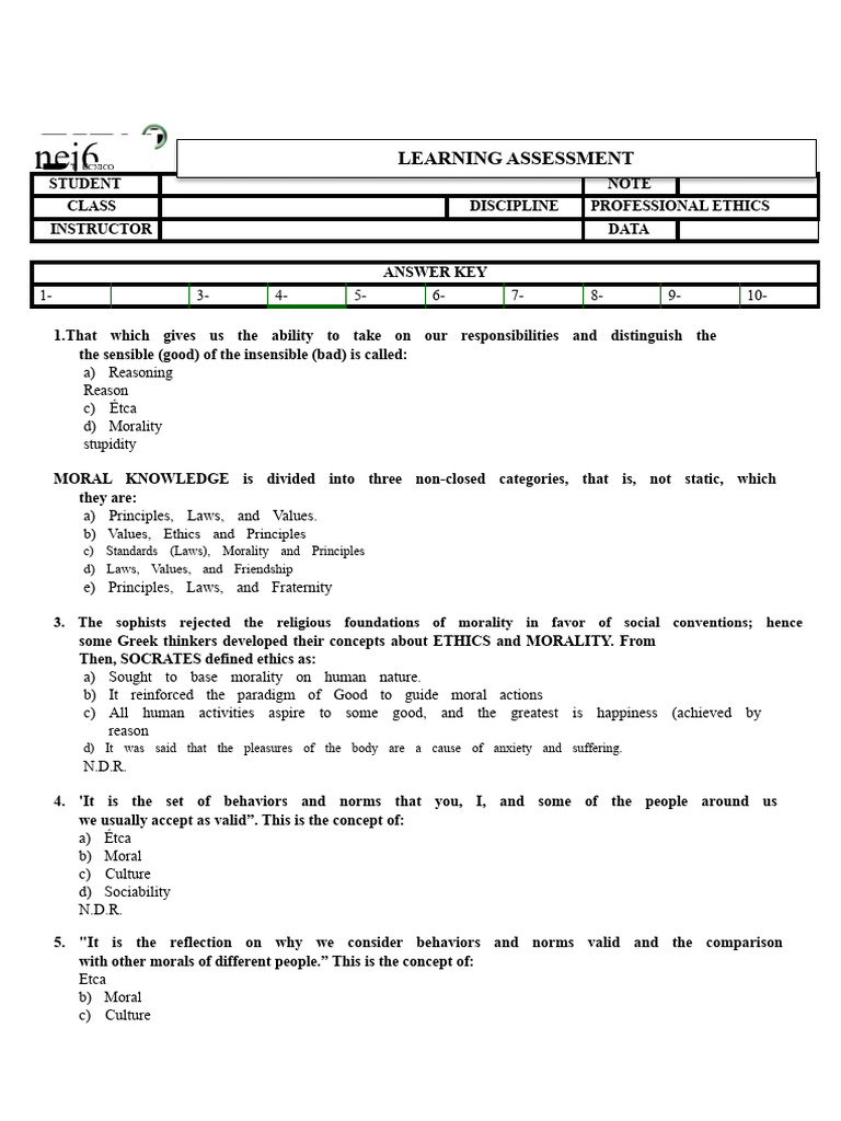 Professional Ethics | PDF | Morality | Value (Ethics)