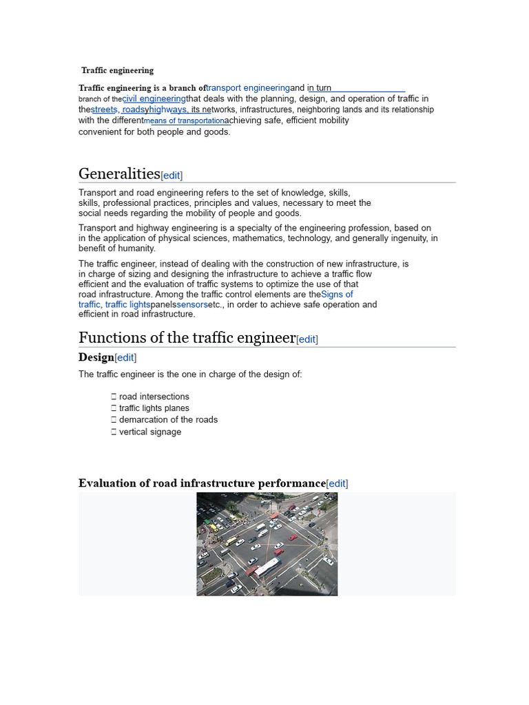 Traffic and Transportation Engineering | PDF | Transport | Traffic