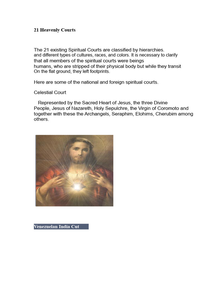 Members of the Heavenly Courts | PDF