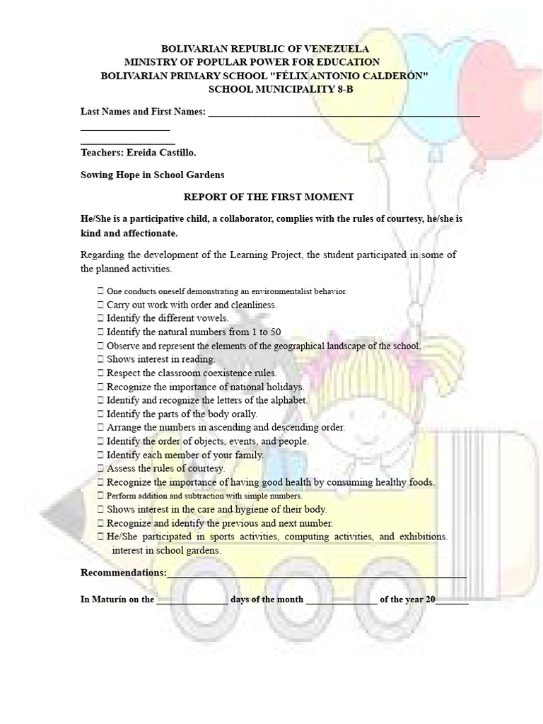 Period Report | PDF | Learning | Psychological Concepts