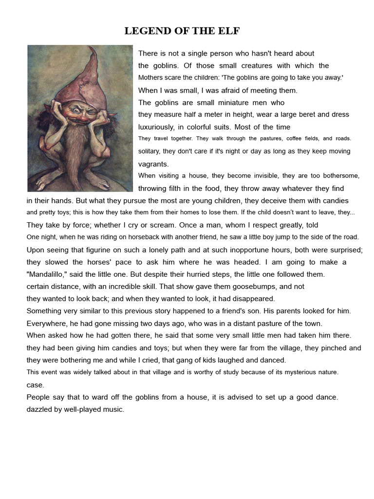 Legend of The Goblin | PDF