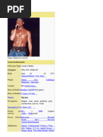 Tupac Shakur Autopsy Report Details | PDF