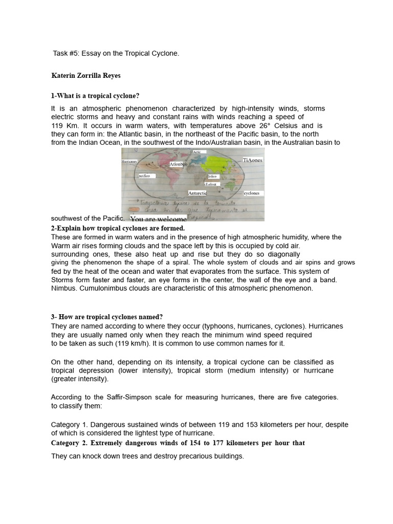 Tropical Cyclones: Formation and Types | PDF | Tropical Cyclones | Eye ...