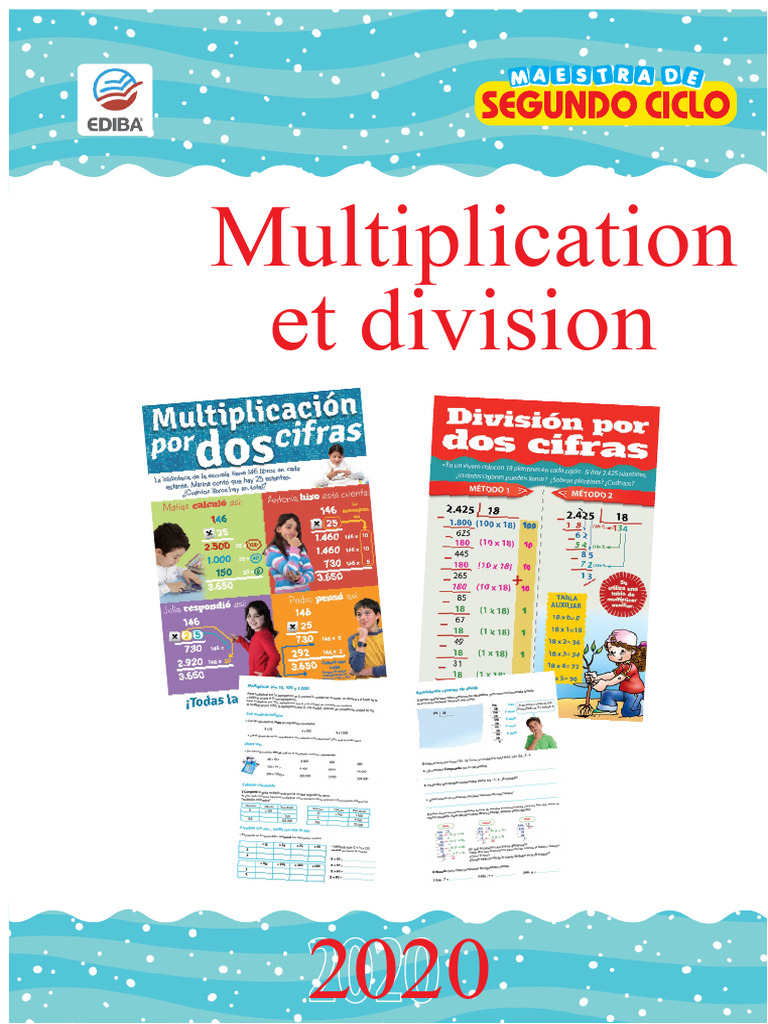 Multiplication et division en 4e année | PDF | Multiplication | Algorithmes