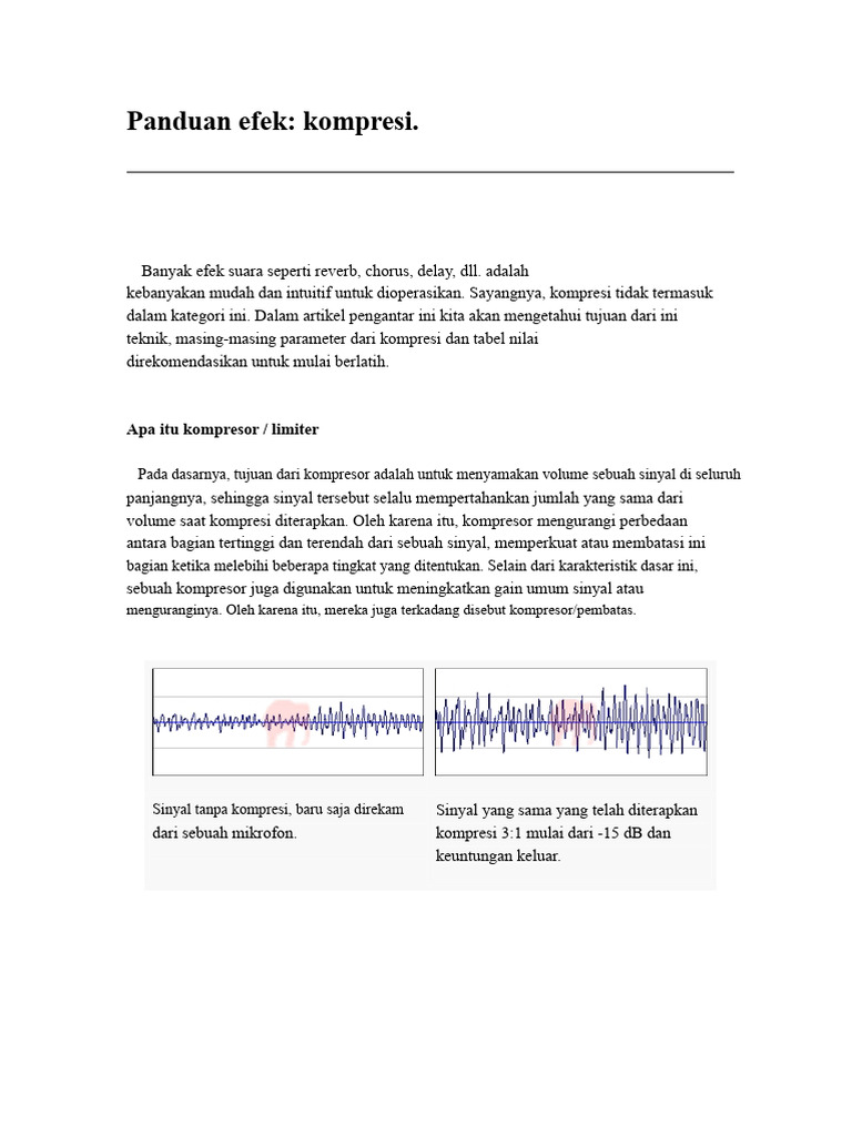 Tabel Kompresi | PDF