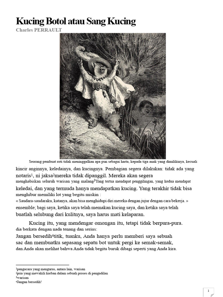 Si Kucing Botak Atau Si Kucing Guru | PDF