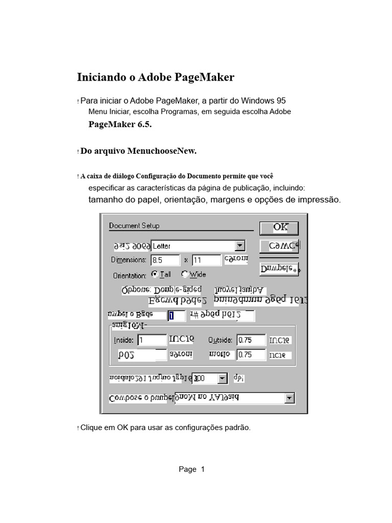 Guia de Referência Do Pagemaker | PDF | Janela (informática) | Programas