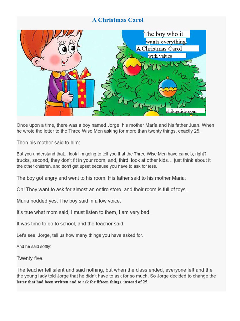 Christmas Story | PDF