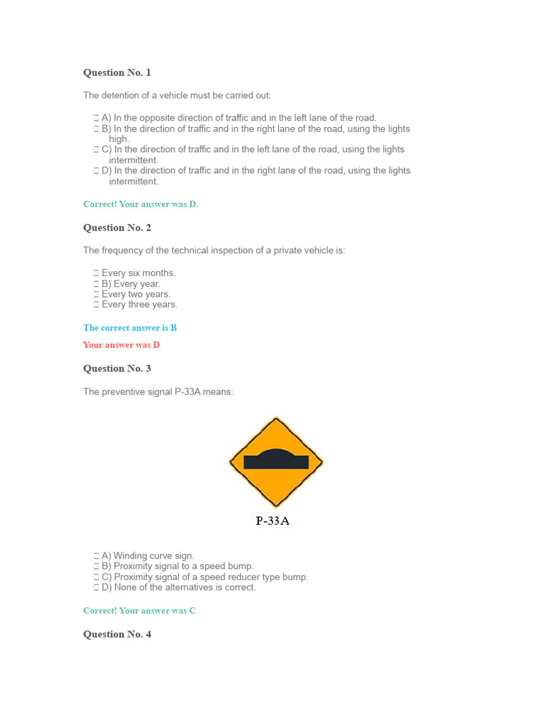 Traffic Regulations and Vehicle Guidelines | PDF | Traffic ...