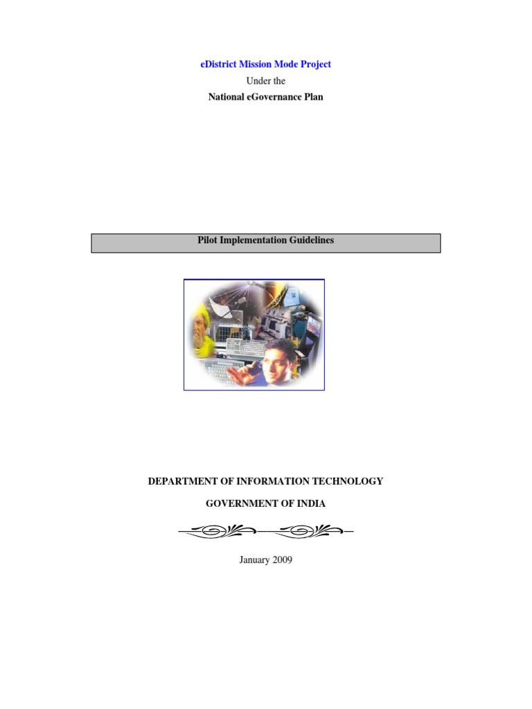 eDistrict Mission Mode Project Guidelines | PDF | Technology & Engineering