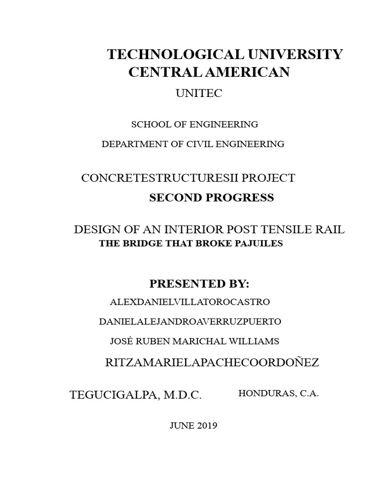 Design of Post-Tensioned Beam | PDF | Prestressed Concrete | Beam ...